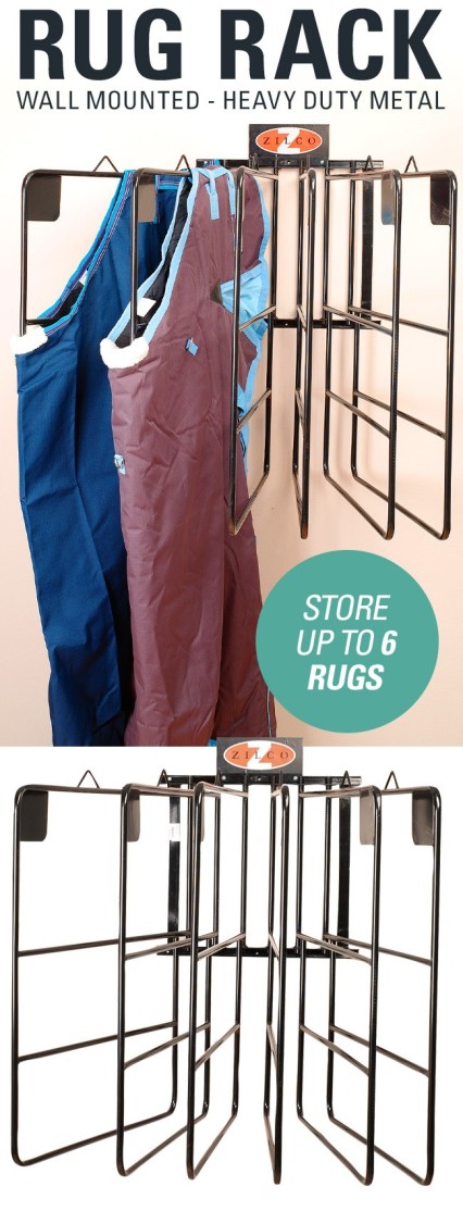 WALL MOUNTED RUG RACK